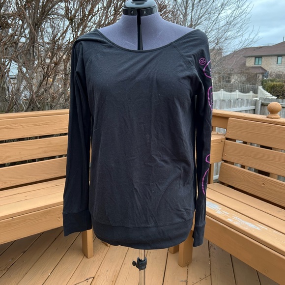 Zumba Fitness | Tops | Vintage Zumba Long Sleeve Open Back Shirt | Poshmark